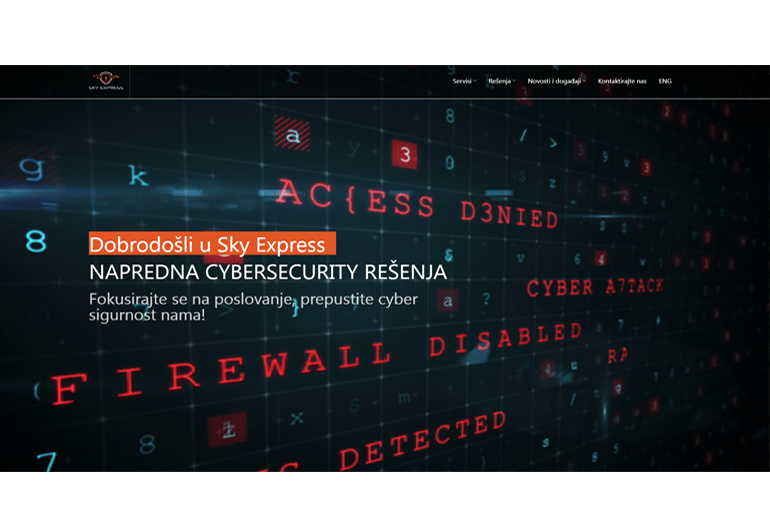 Sky Express Srbija web sajt - iConcept